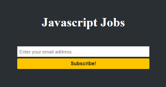 Javascript Jobs